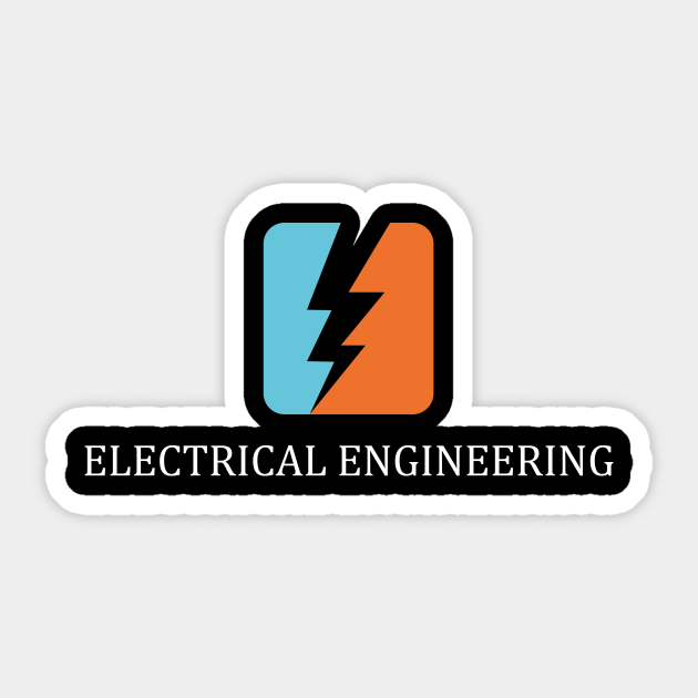 electrical engineering, engineer, text, and logo - Electrical Engineering - Sticker | TeePublic